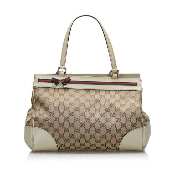 Gucci | Bags | Gucci Gg Canvas Web Mayfair Tote Bag | Poshmark